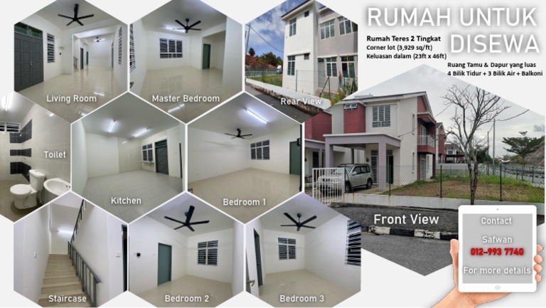 Rumah Teres 2 Tingkat untuk Disewa | PDF