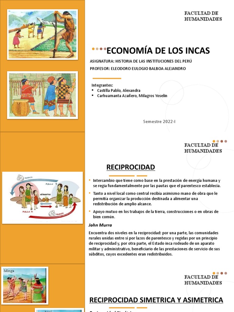 Exposición 04 - CASTILLA PABLO Alexandra - Economía de Los Incas | PDF | Imperio Inca