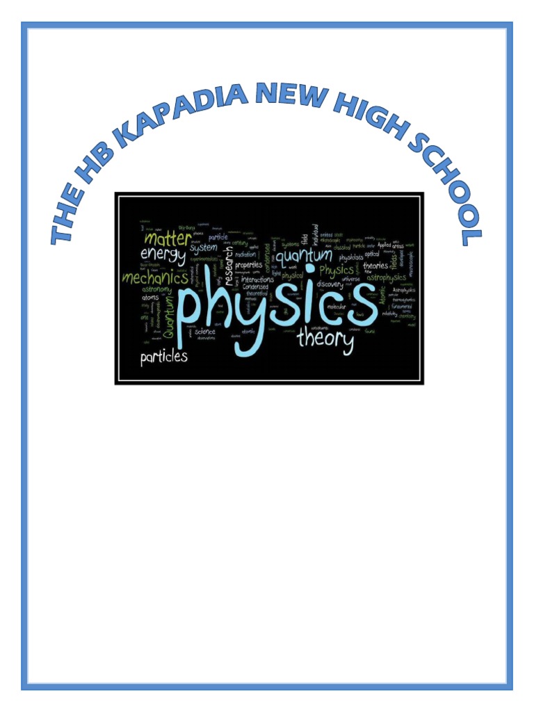 Physics Class 12 Project File Pdf
