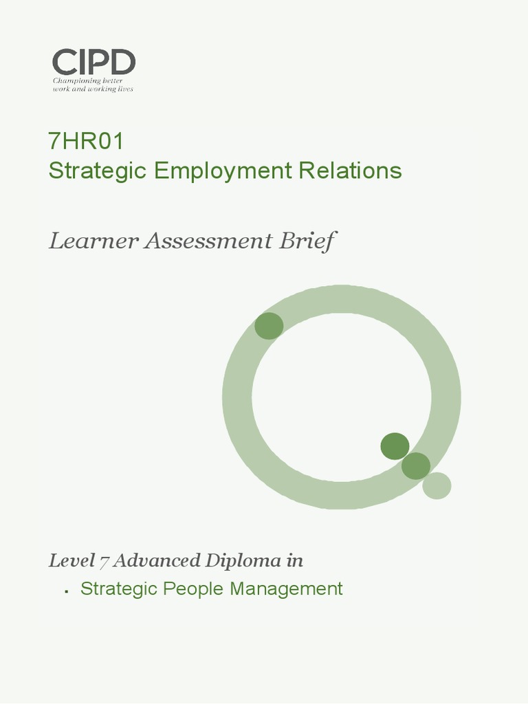 7HR01 - Assessment Brief | PDF | Employment | Psychological Concepts