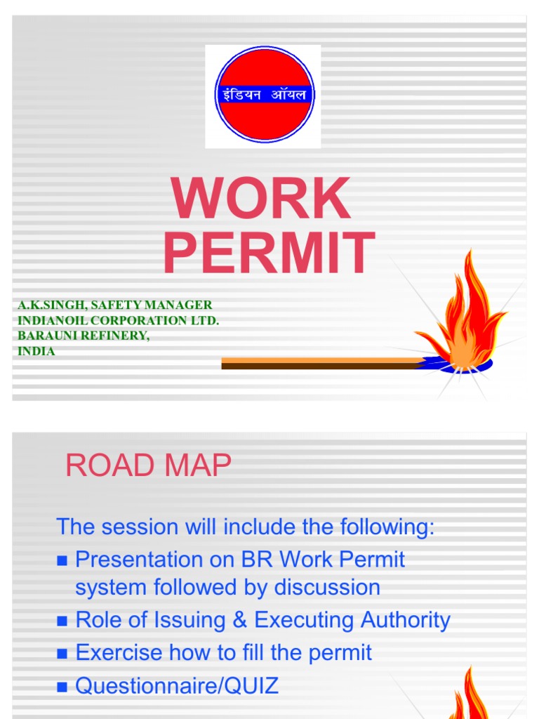 Work Permit System | PDF | Flammability | Combustion
