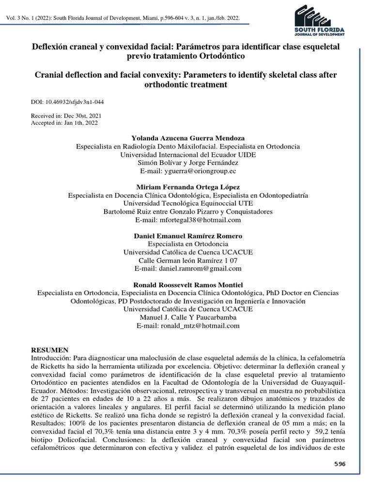 Art +044+SFJD | PDF | Odontología | Boca