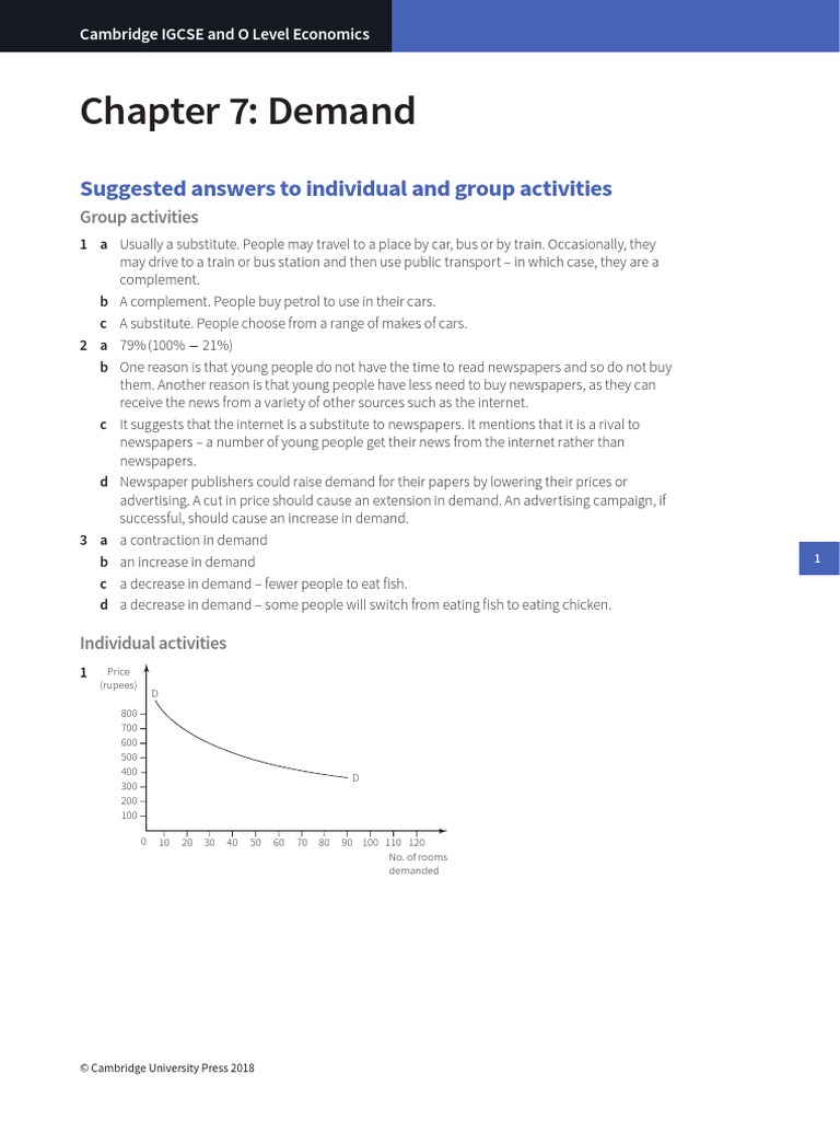 IGCSE Economics Self Assessment Chapter 7 Answers 2nd Ed | PDF ...