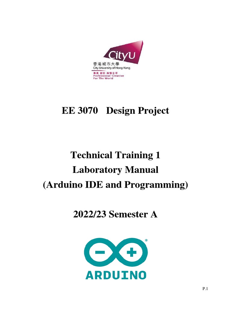 Technical Training I Manual 2022 Sem A - R1 | PDF | Arduino | Computer Program
