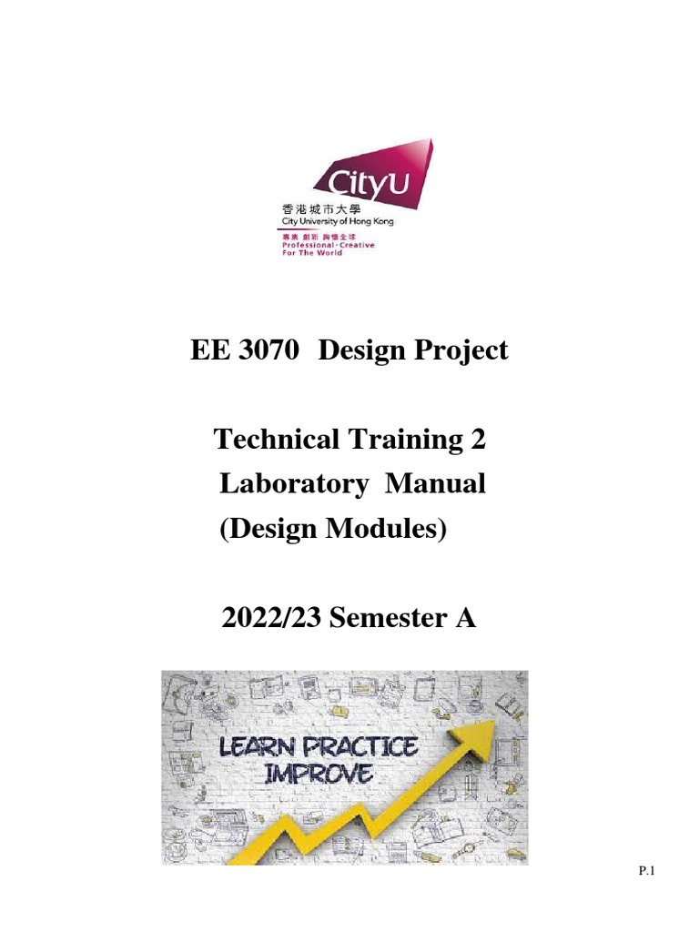 Technical Training II Manual 2022 Sem A | PDF | Arduino | Capacitor