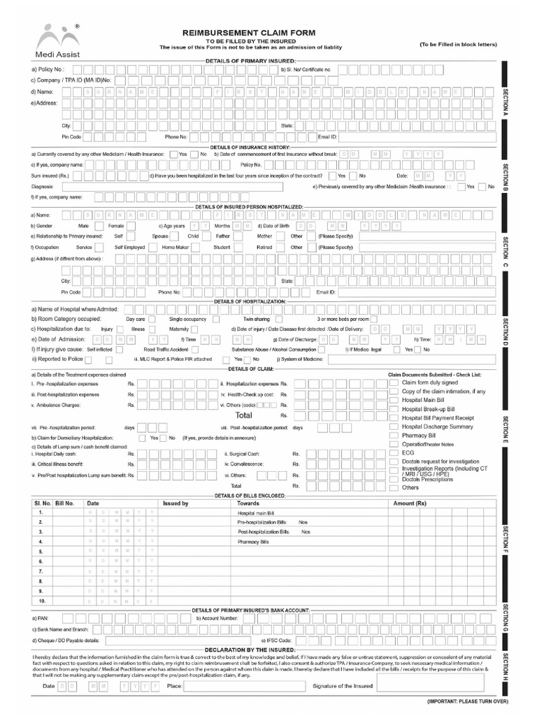 Claim Form | PDF