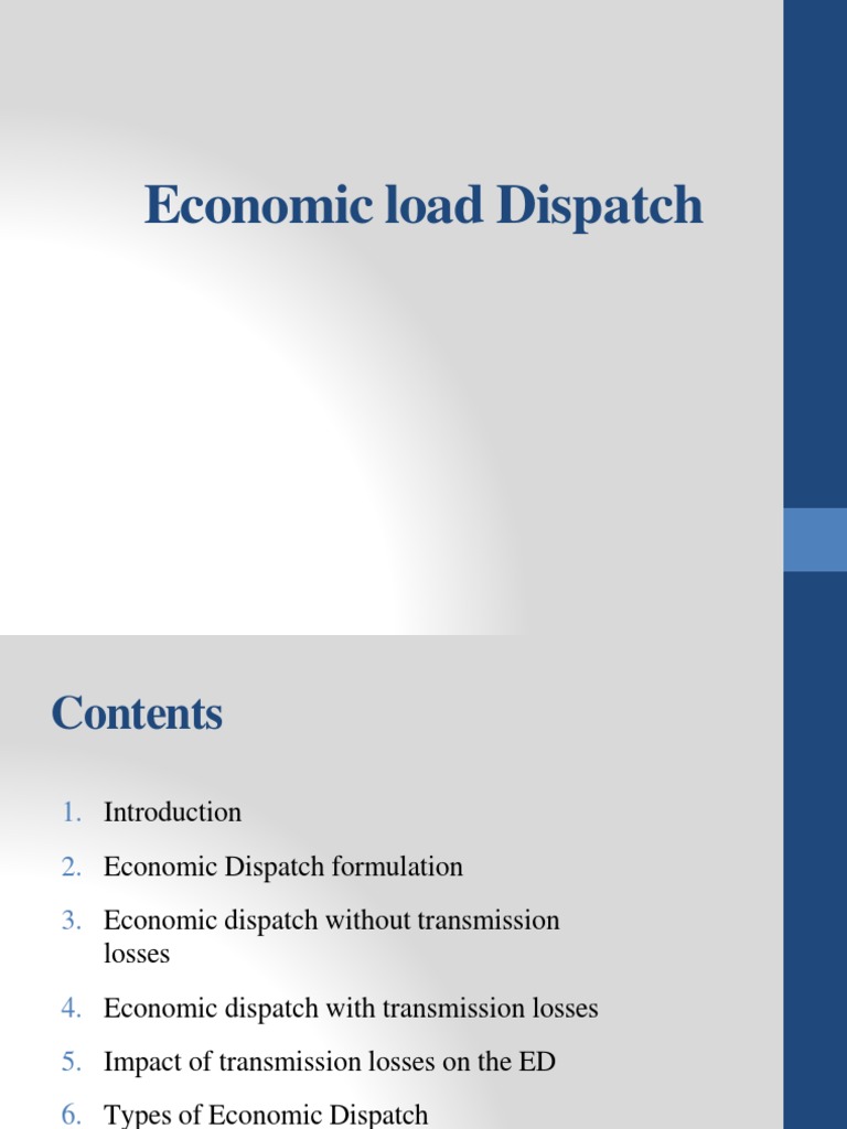 MGG 4 - Economic - Load - Dispatch | PDF | Mathematical Optimization ...