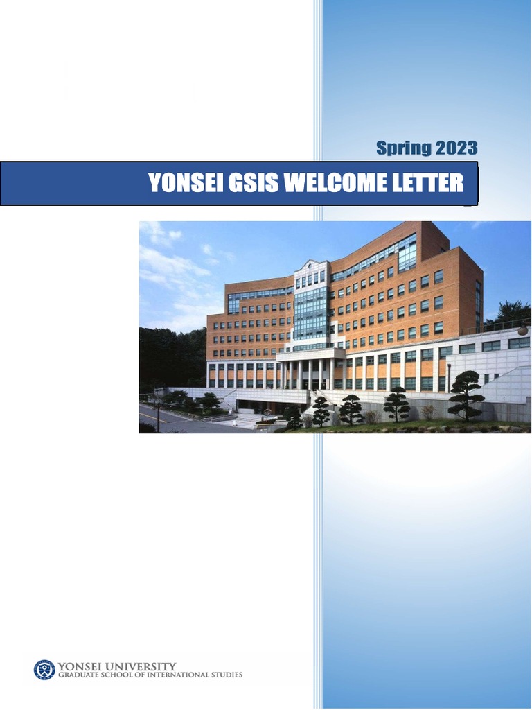 Spring 2023 Welcome Letter (Eng) | PDF | Travel Visa | Identity Document