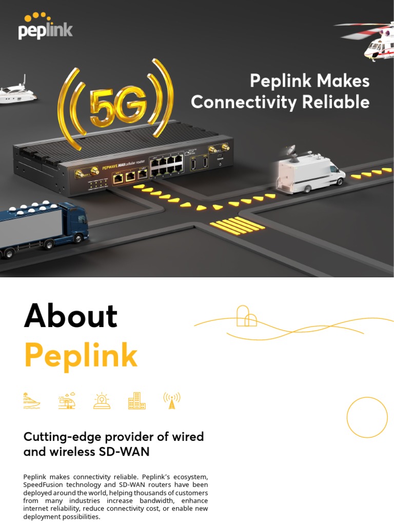 Peplink 5g Connectivity | PDF | Electrical Engineering | Information ...