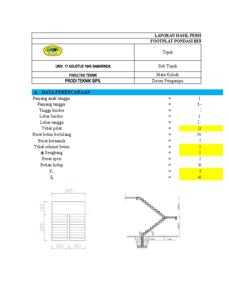 Perhitungan Tangga OKOK | PDF