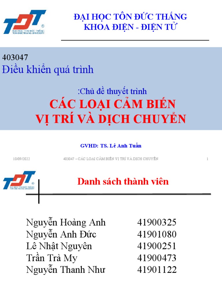 Cảm-biến-VT-DC Final Nhom13 505 | PDF