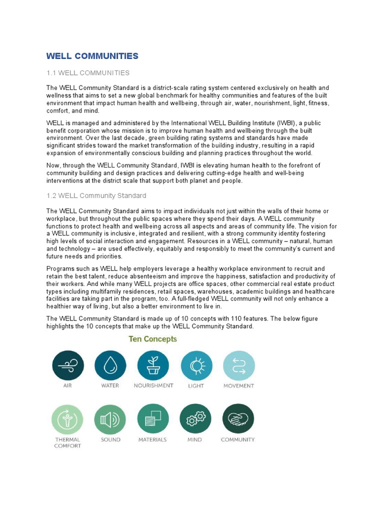Well Communities | PDF | Community | Well Being