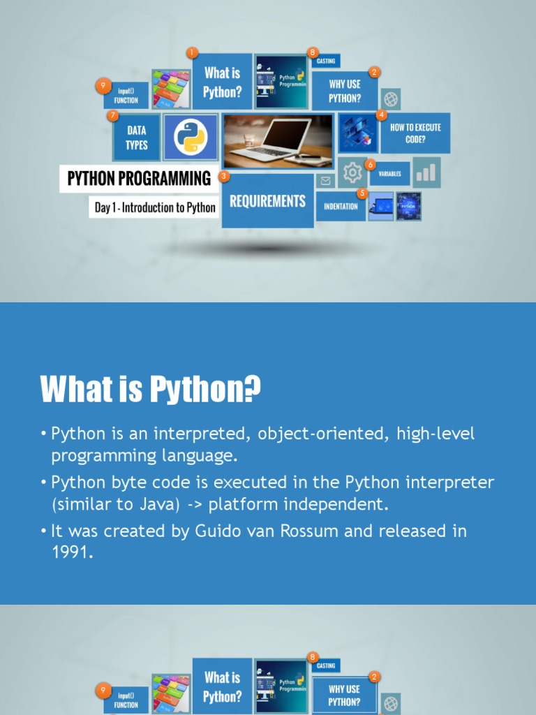 Intro To Python Pdf Python Programming Language Computer Science 