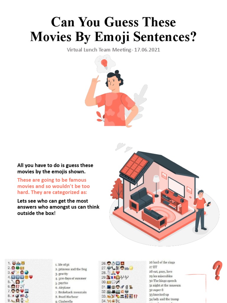 Guess The Emoji Sentence? | PDF