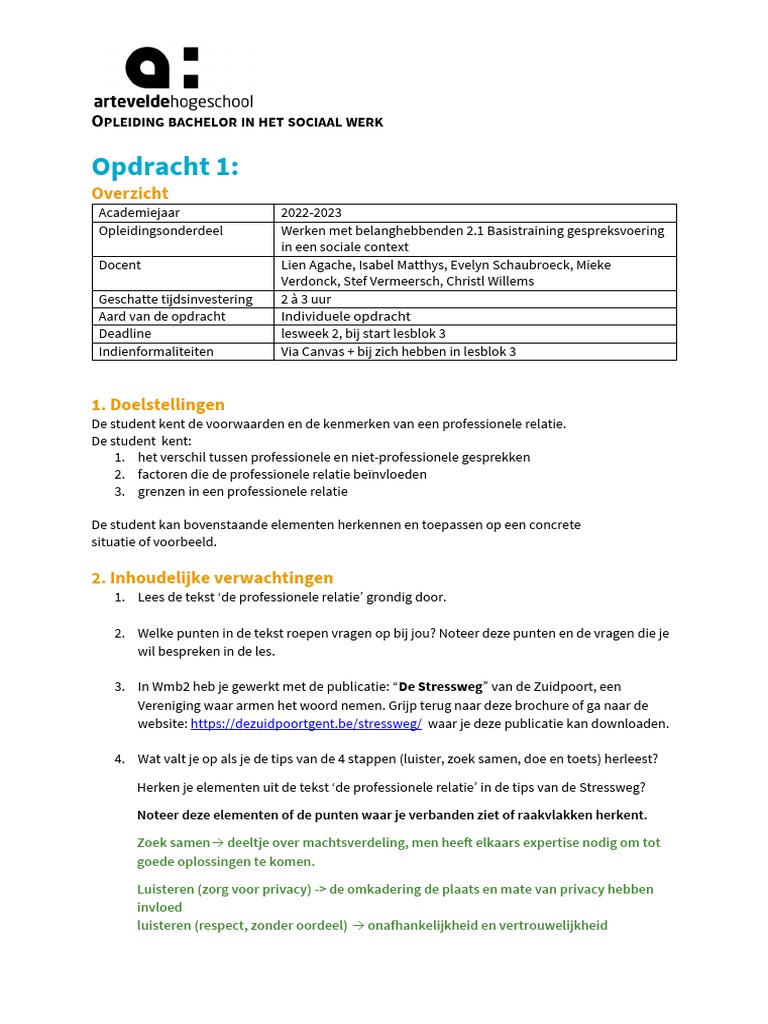 Opdracht 1 | PDF