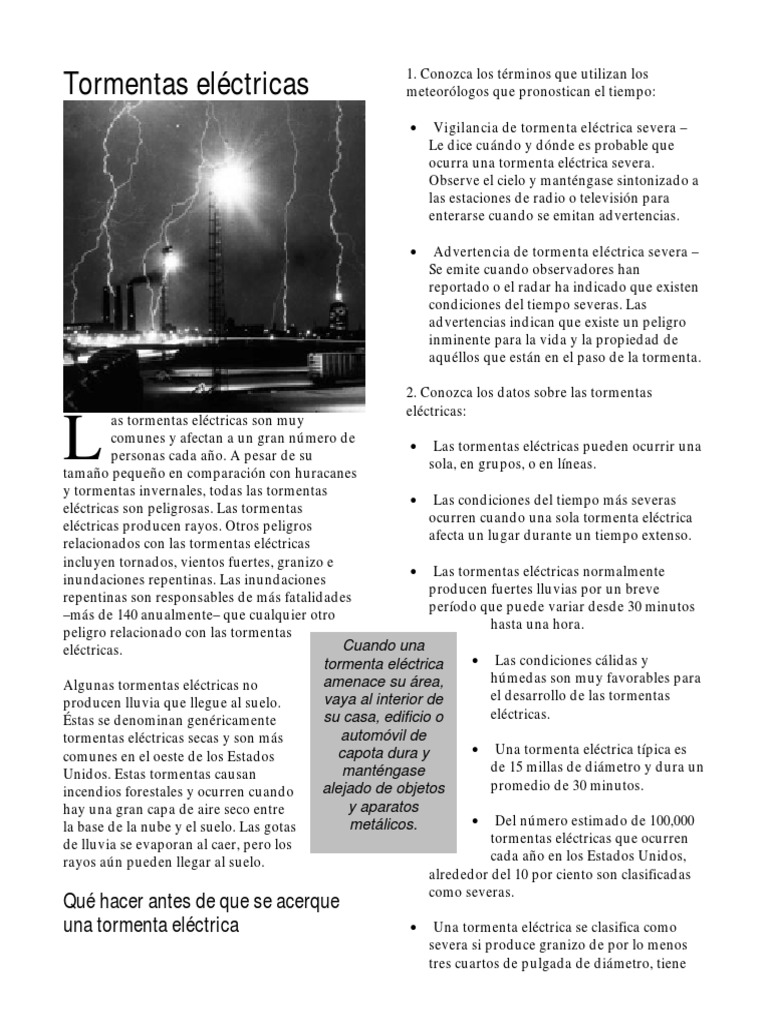 Tormentas Electricas | PDF
