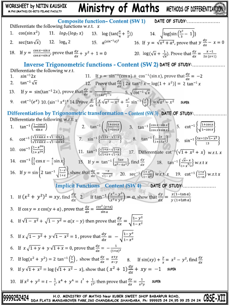 Xii 2022 23 Ch 5 Pdf 