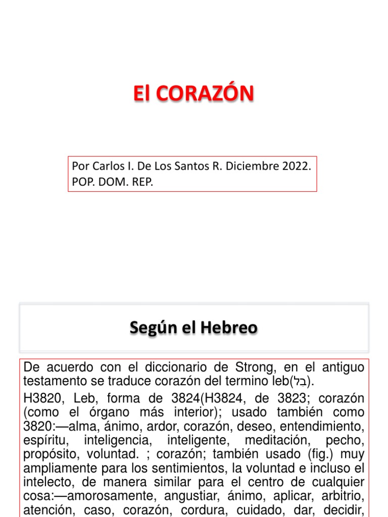 El Corazon | PDF | Corazón | Alma