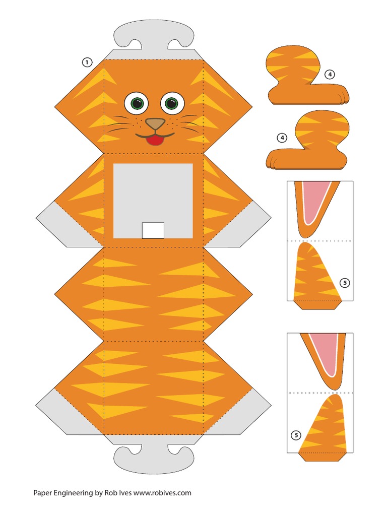 Easy Kitten Papercraft | PDF