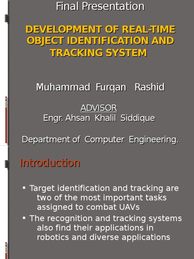 Development of Real-Time Object Identification and Tracking System ...