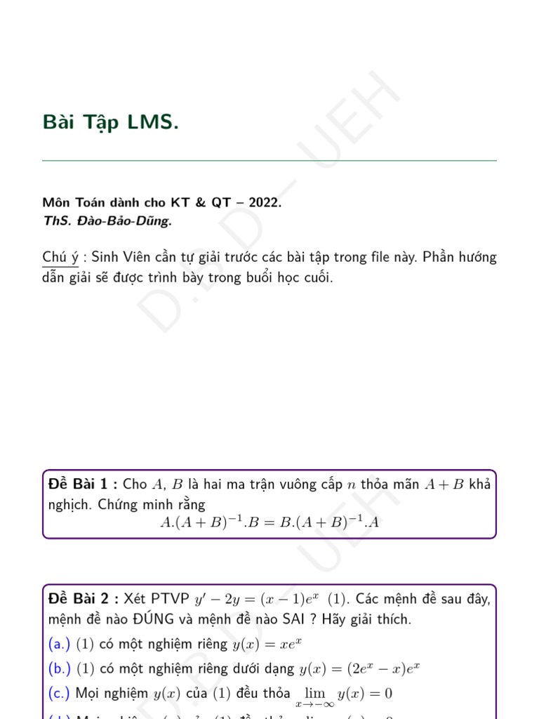 BT LMS - de Bai | PDF