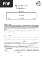 Sprawdzian 1 Wersja A PDF | PDF