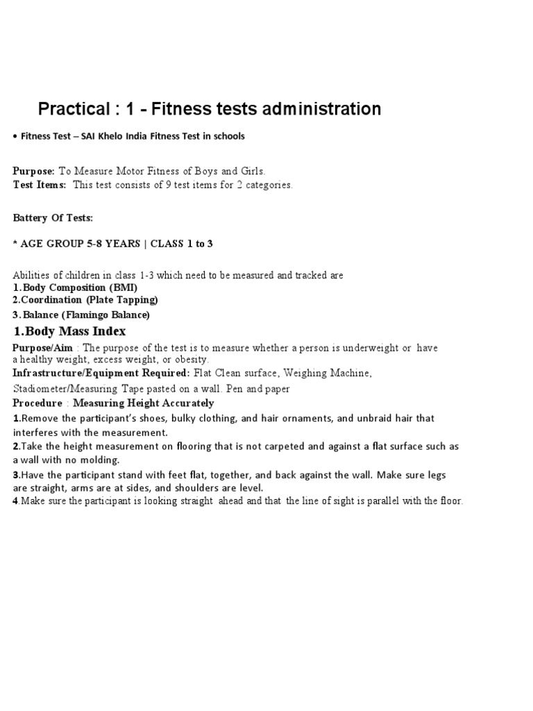 PE Practical - 1 File | PDF | Human Anatomy
