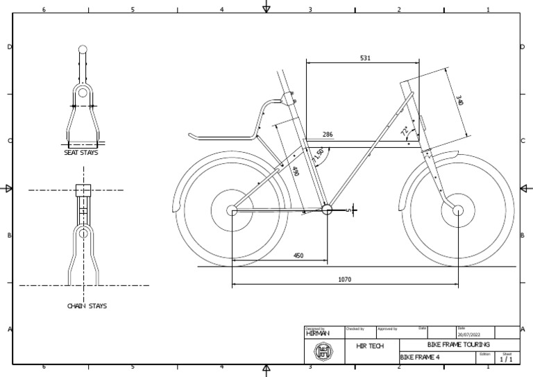 Bike Frame Specifications for Touring | PDF