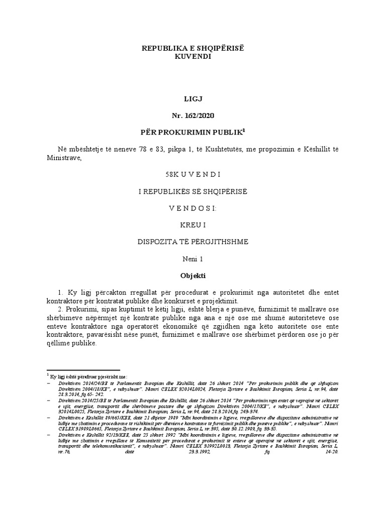 Ligj Nr 162 Dt 23 12 2020 Pdf