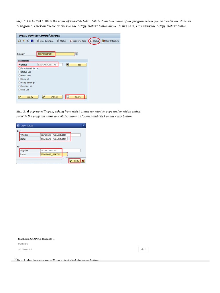 SAP ALV Report PDF Download | PDF | Icon (Computing) | Button (Computing)