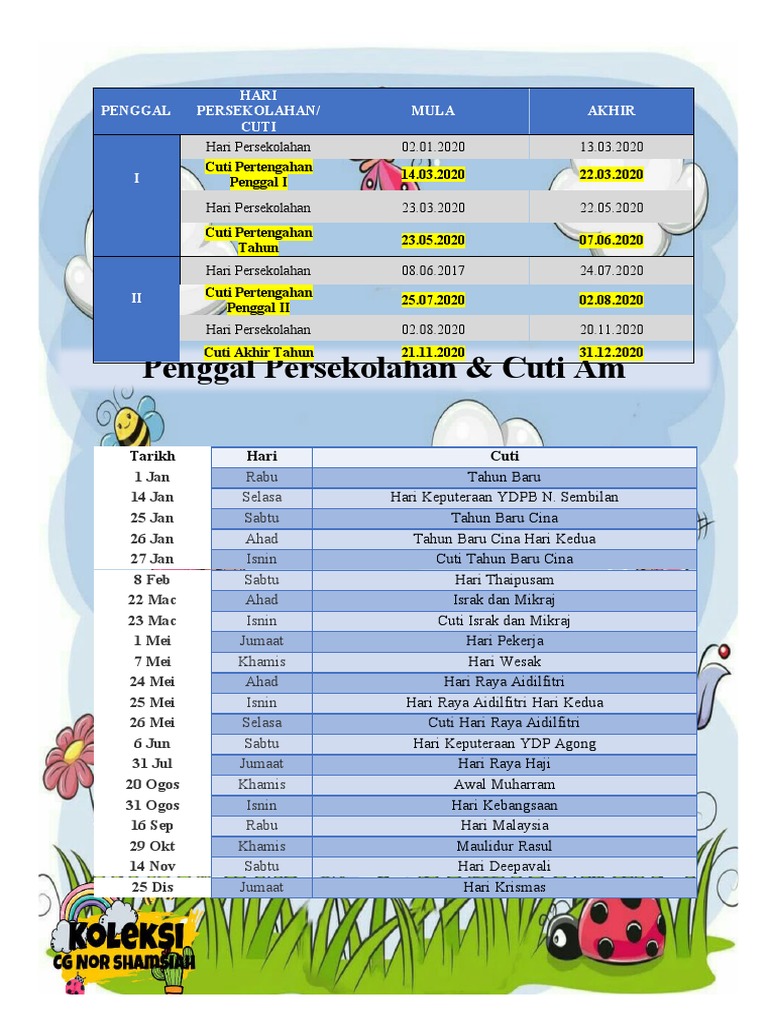 Cuti Buku Rekod | PDF