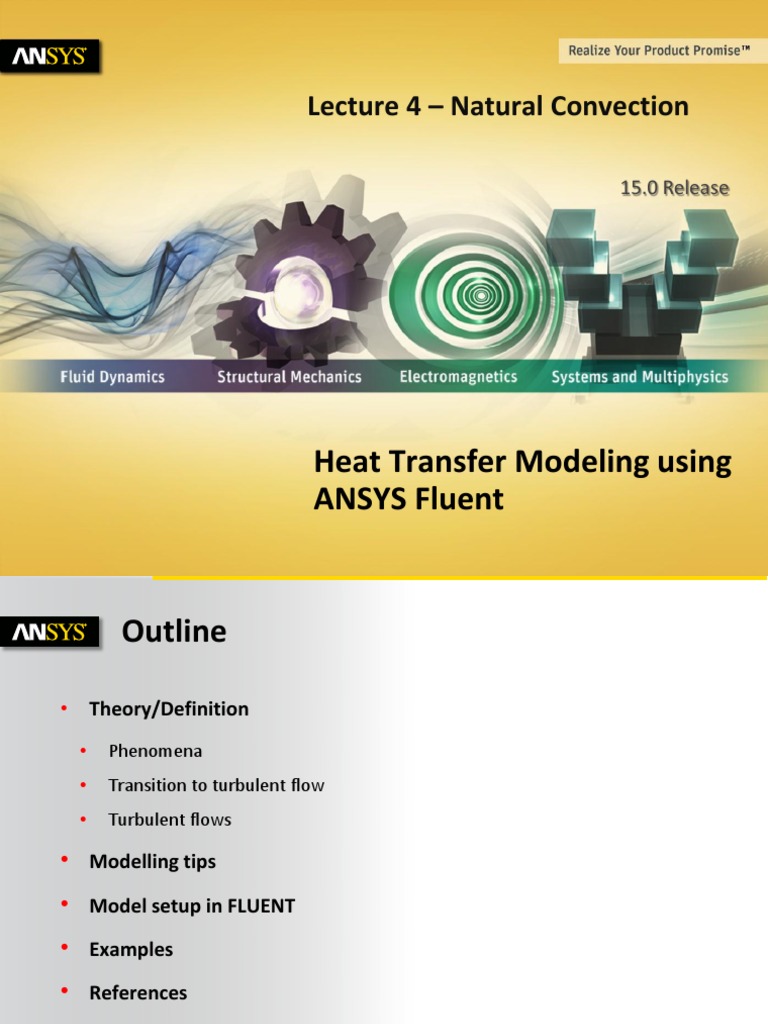 Fluent HeatTransfer L04 NaturalConvection | PDF | Convection | Fluid Dynamics
