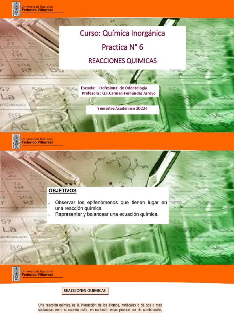 Reacciones Quimicas | PDF | Reacciones químicas | Redox
