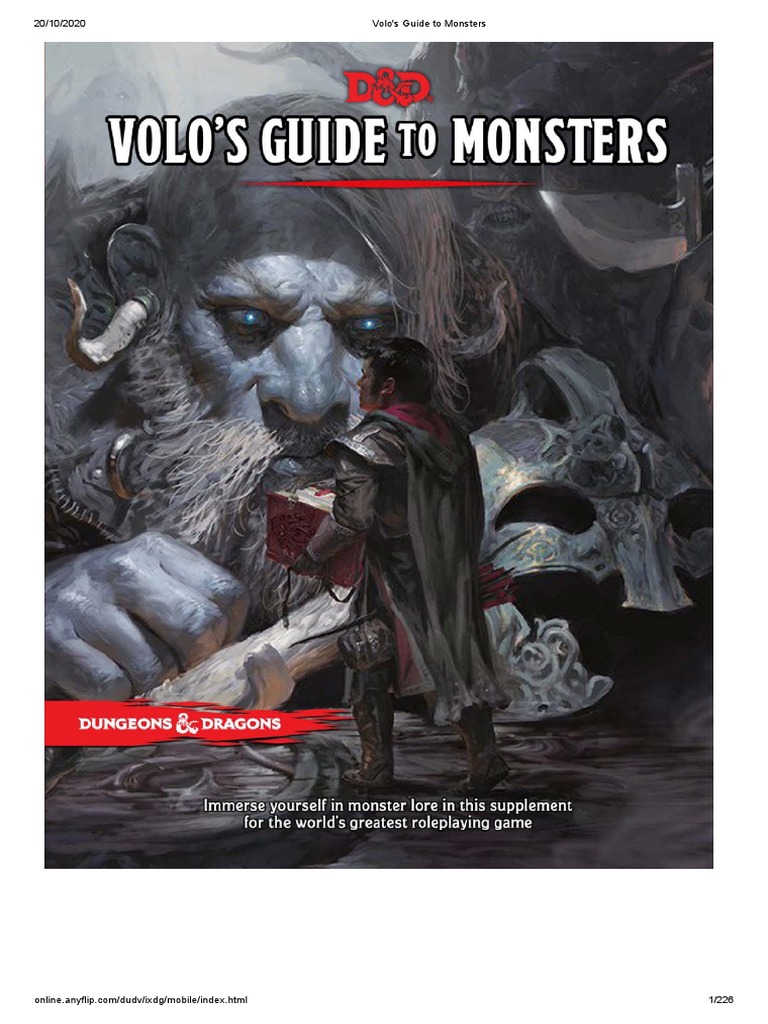 Volo's Guide To Monsters | PDF