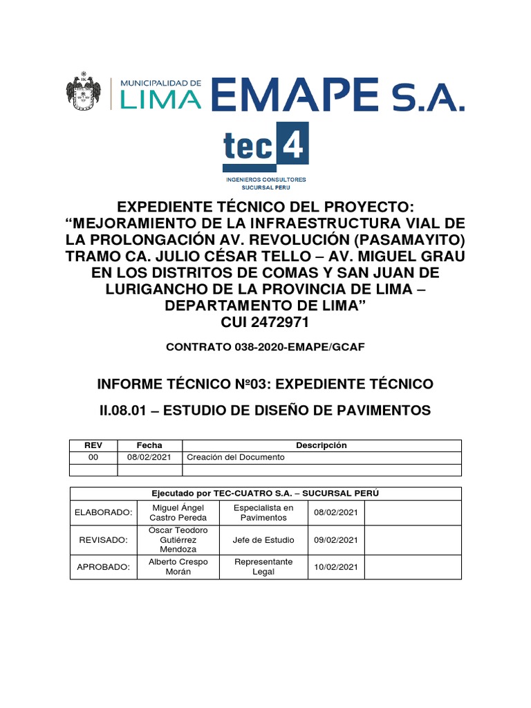 Expediente Emape | PDF | Lima | Perú