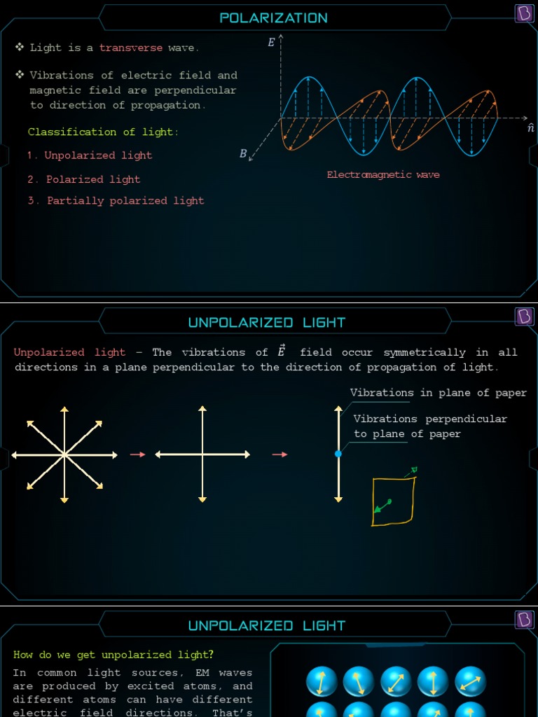 Polarization | PDF | Polarization (Waves) | Light