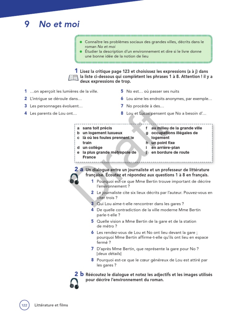 Edexcel French No Et Moi | PDF