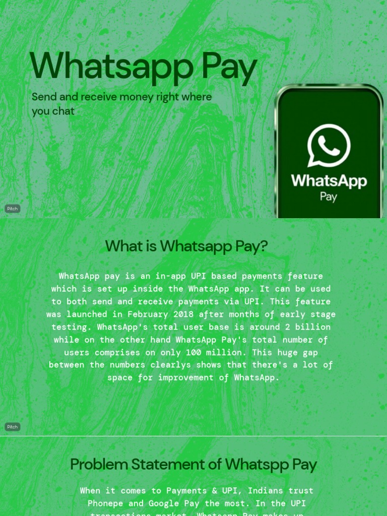 Whatsapp Pay Case Study | PDF | E Commerce | Communication
