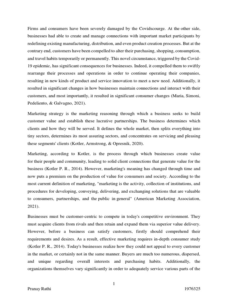 BII 2046 Marketing Management Assignment-1 | PDF | Marketing | Brand