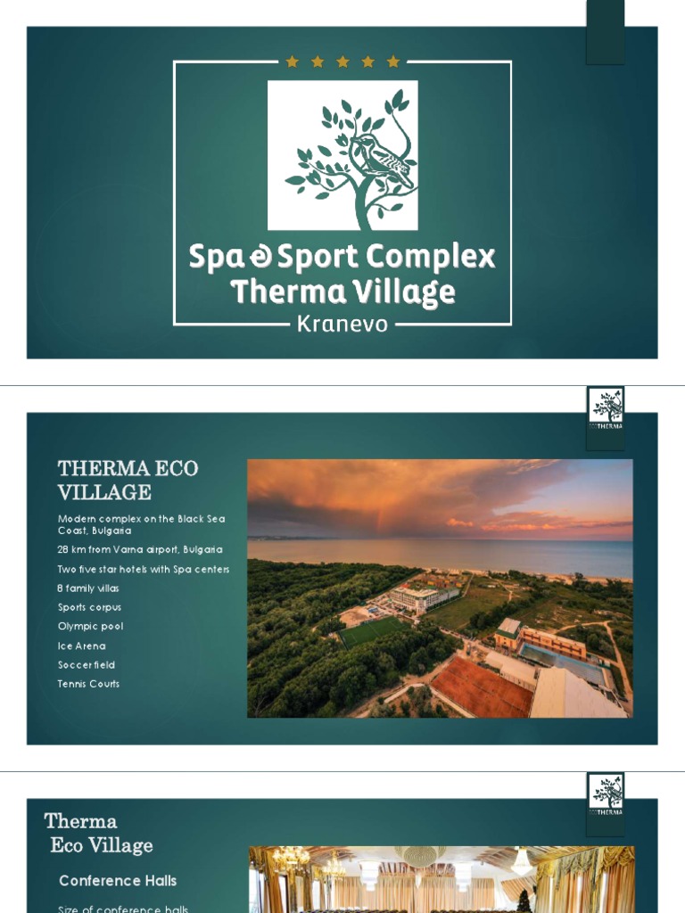 THERMA SPA&SPORT COMPLEX - Incentive ENG-1 | PDF | Hotel | Spa