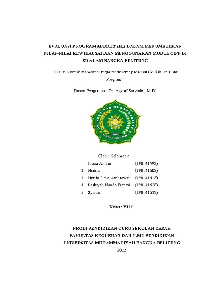 New Proposal Evaluasi | PDF