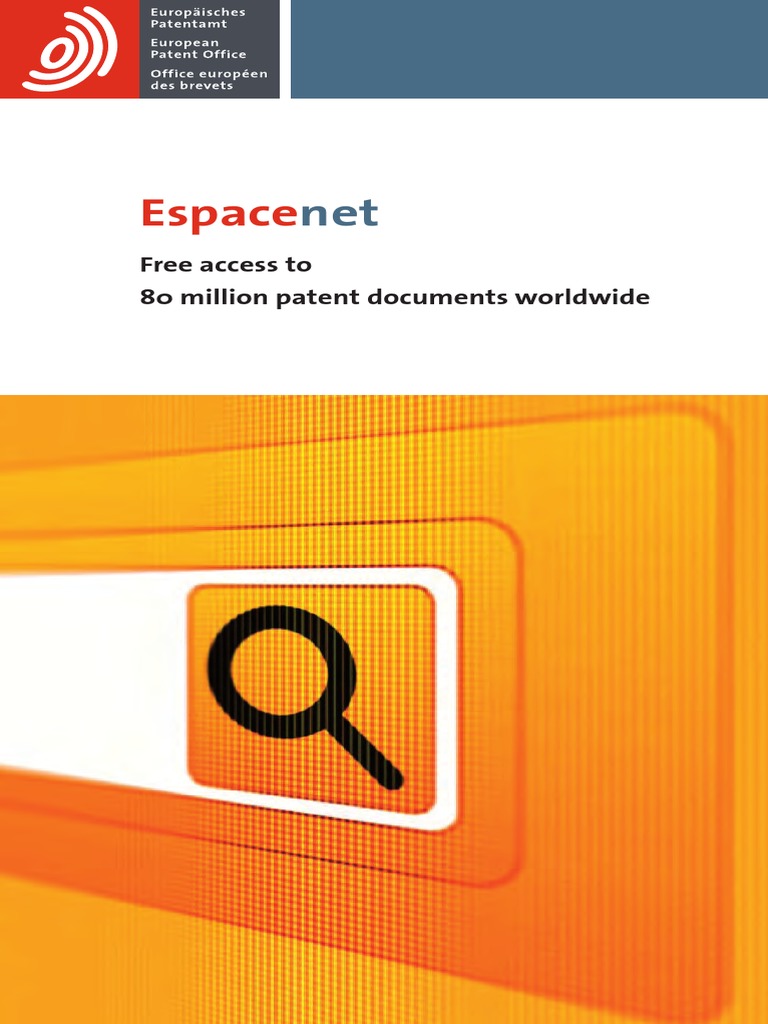 Espacenet Brochure en | Download Free PDF | Patent | Intellectual Works