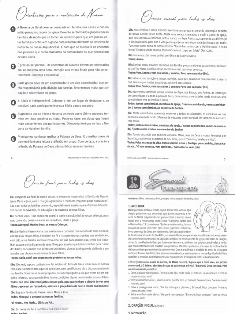 Novena Natal 22 | PDF