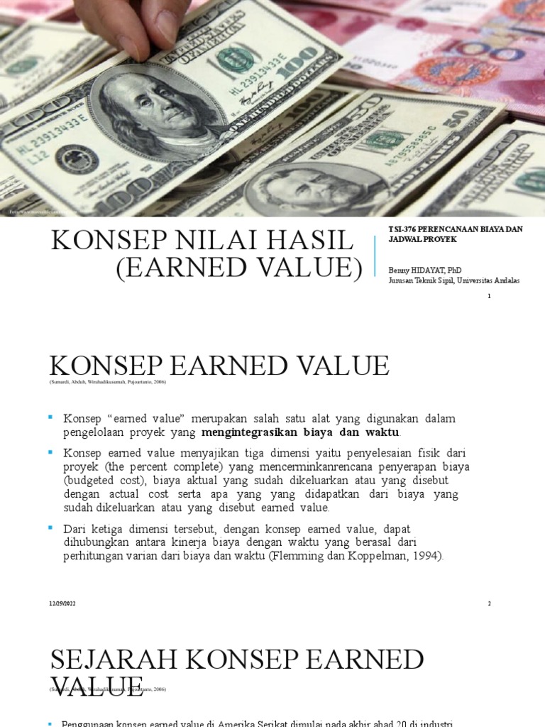 13 Konsep Earn Value | PDF