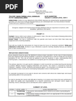 Rpms Sy 2021 - 2022 - Teacher Reflection Form - TRF | PDF ...