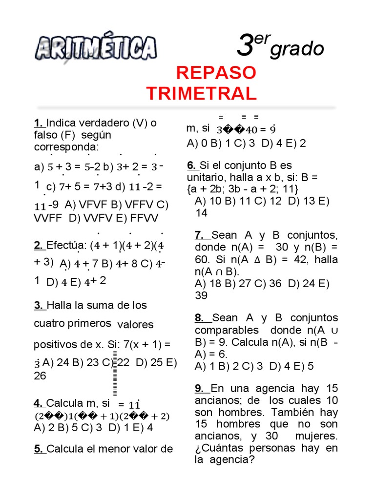 Repaso 3C | PDF