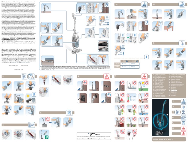 Manual Instruc Iuni Aspirator Vertical | PDF