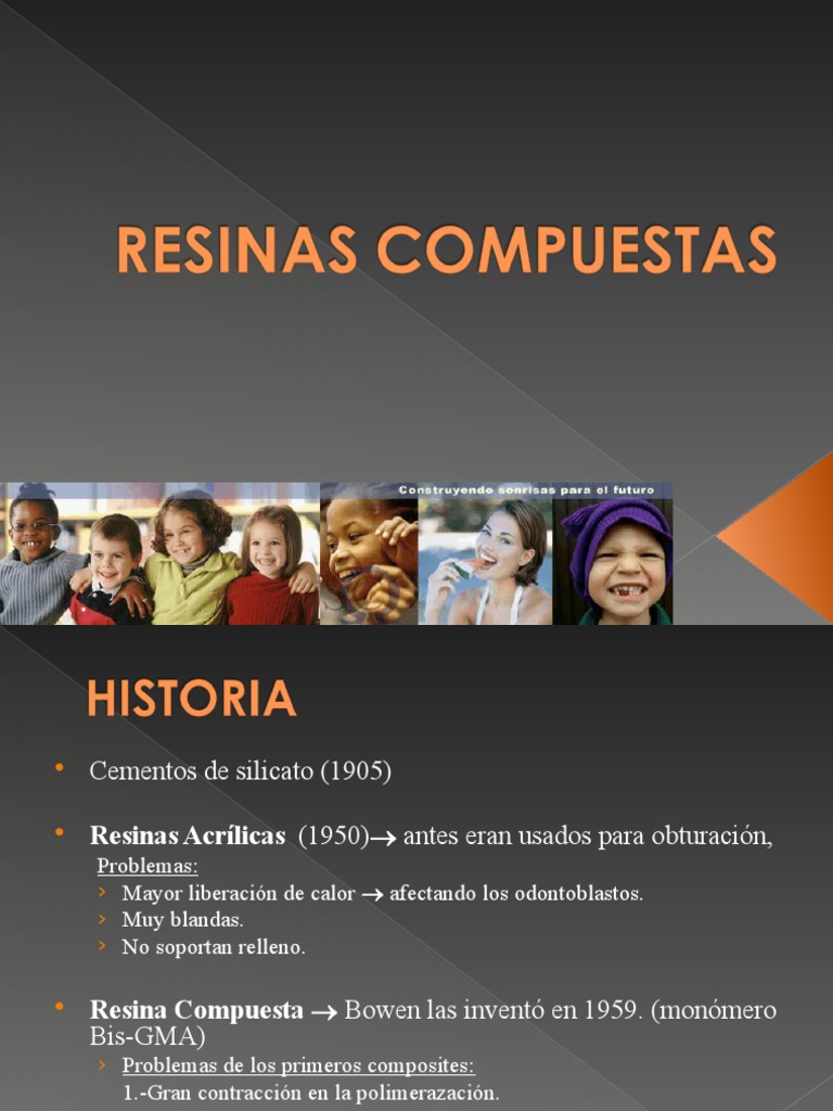 Resinas Compuestas | PDF | Compuesto Dental | Esmalte de dientes