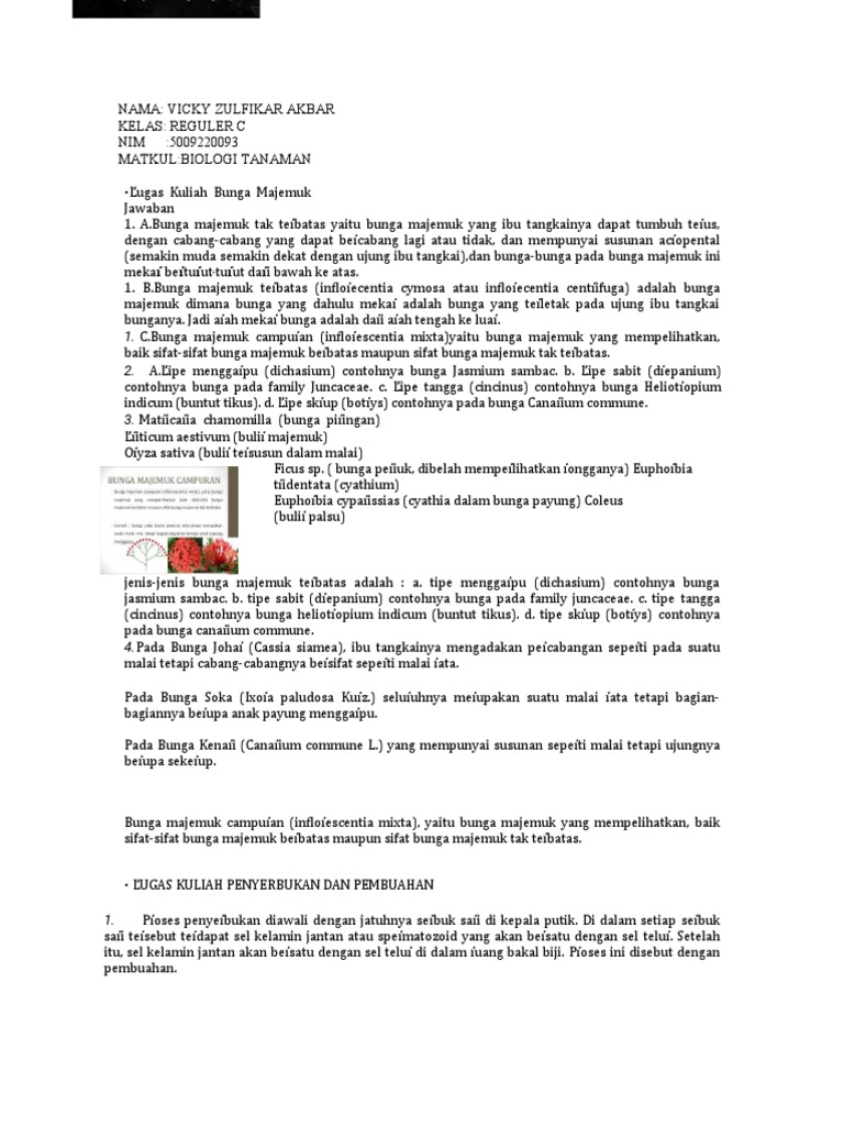 Vicky Zulfikar Akbar Reg C Nim 5009220093 | PDF | Sains & Matematika