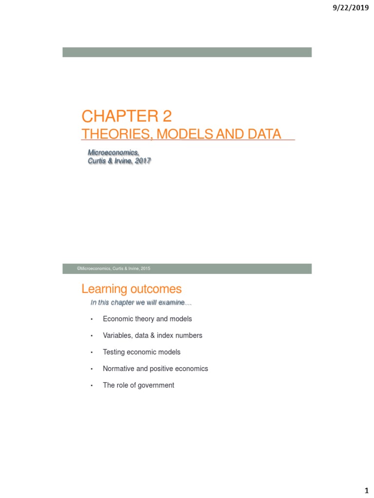 CI Microeconomics Ch2 Slides 2018 | PDF | Cost Of Living | Economics